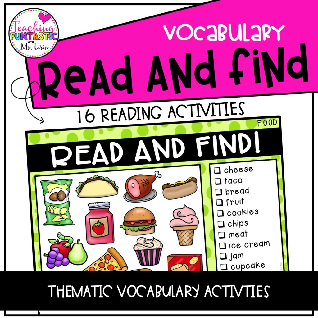 Read and find - Teaching Funtastic