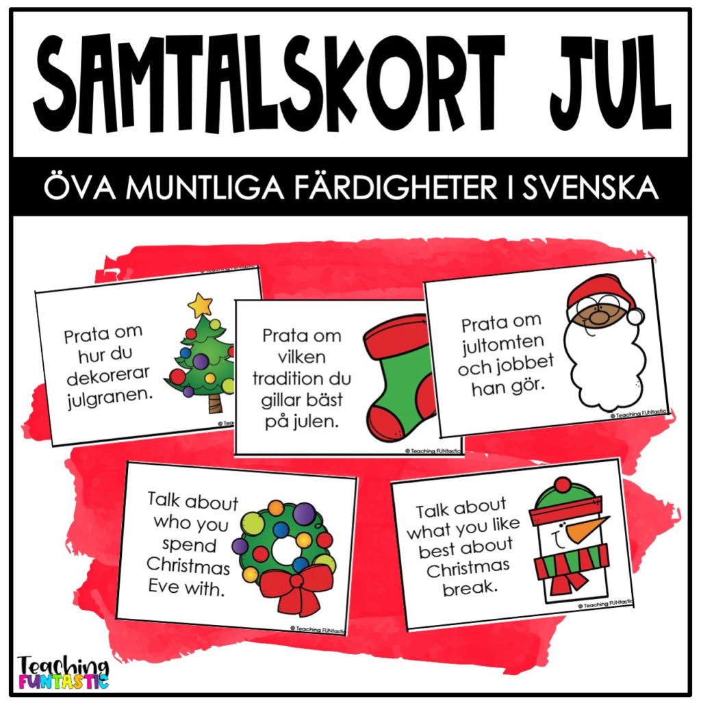 Julkorsord - Teaching Funtastic